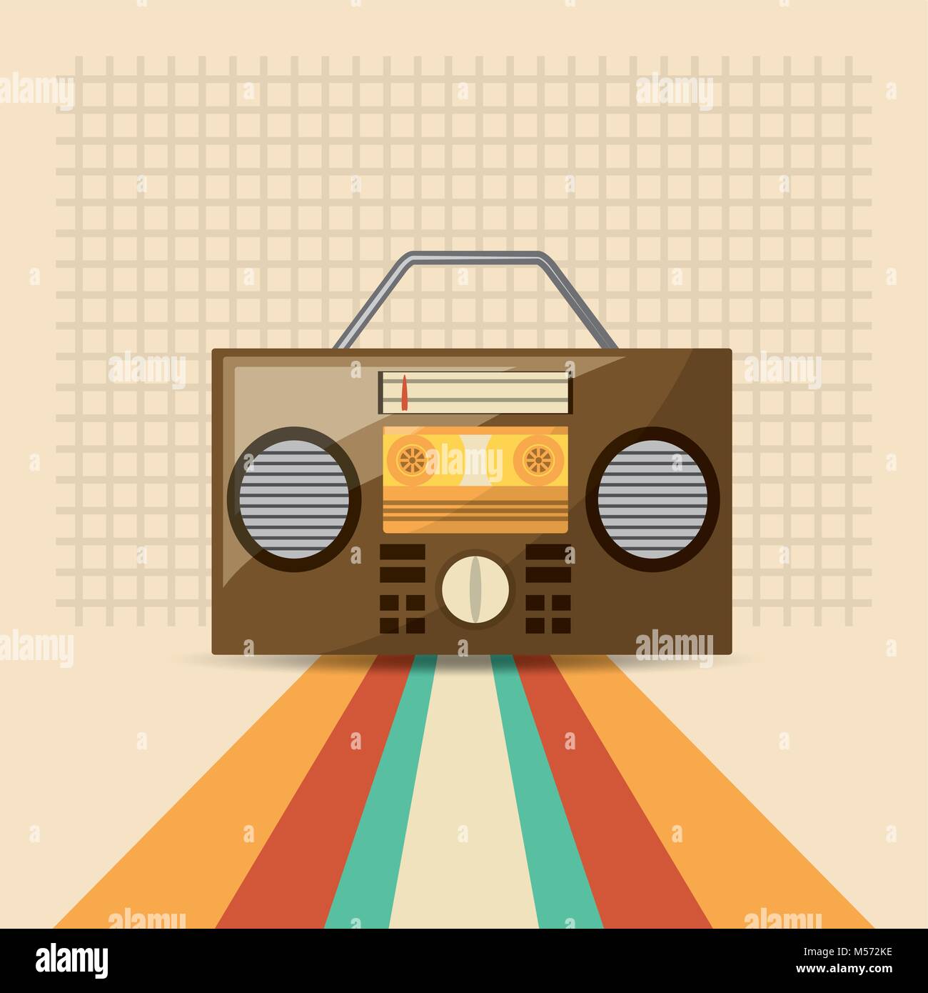 Retro music design Stock Vector Image & Art - Alamy