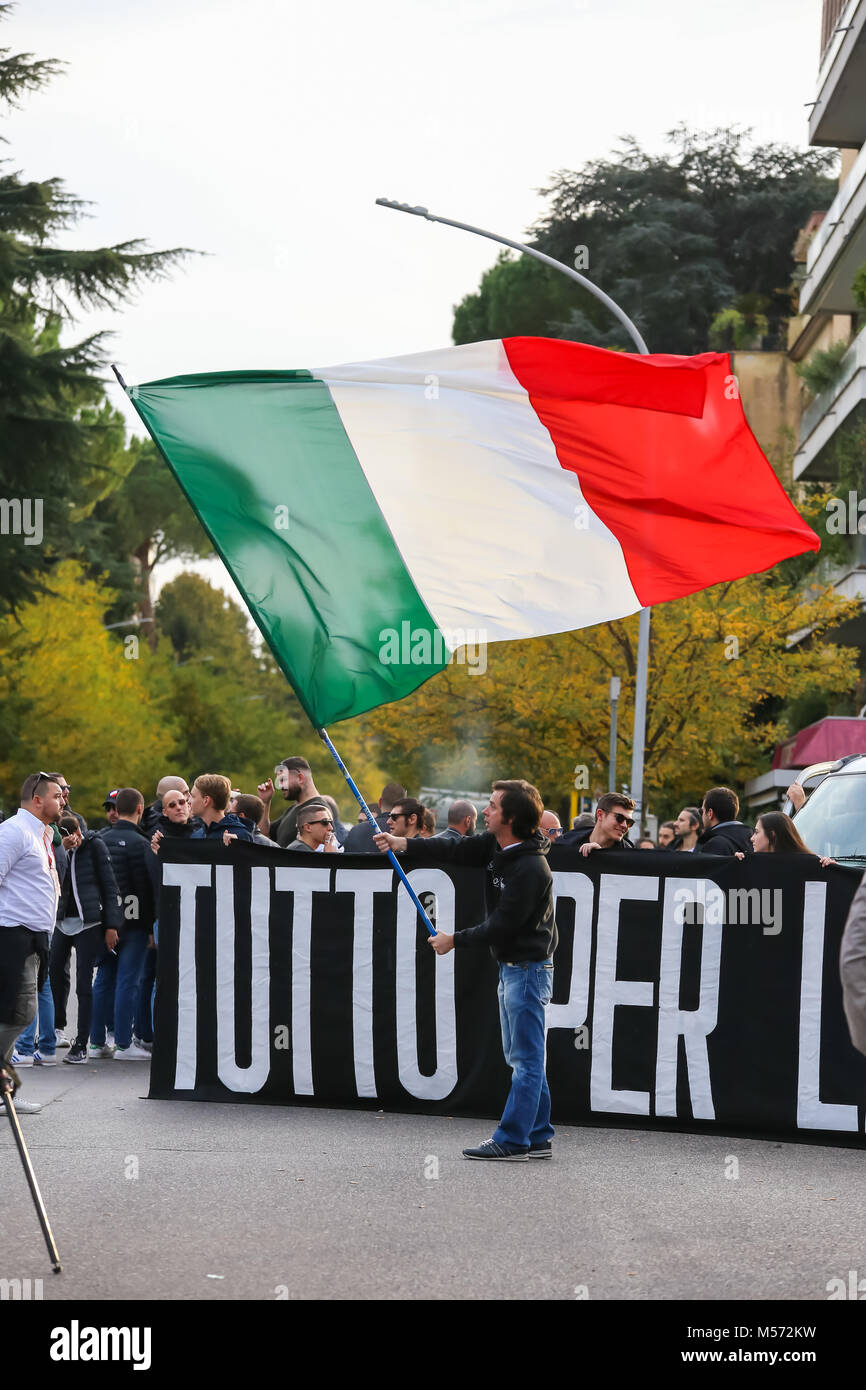 Rome, Italy 4 November 2017. Demonstration of the political movement ...