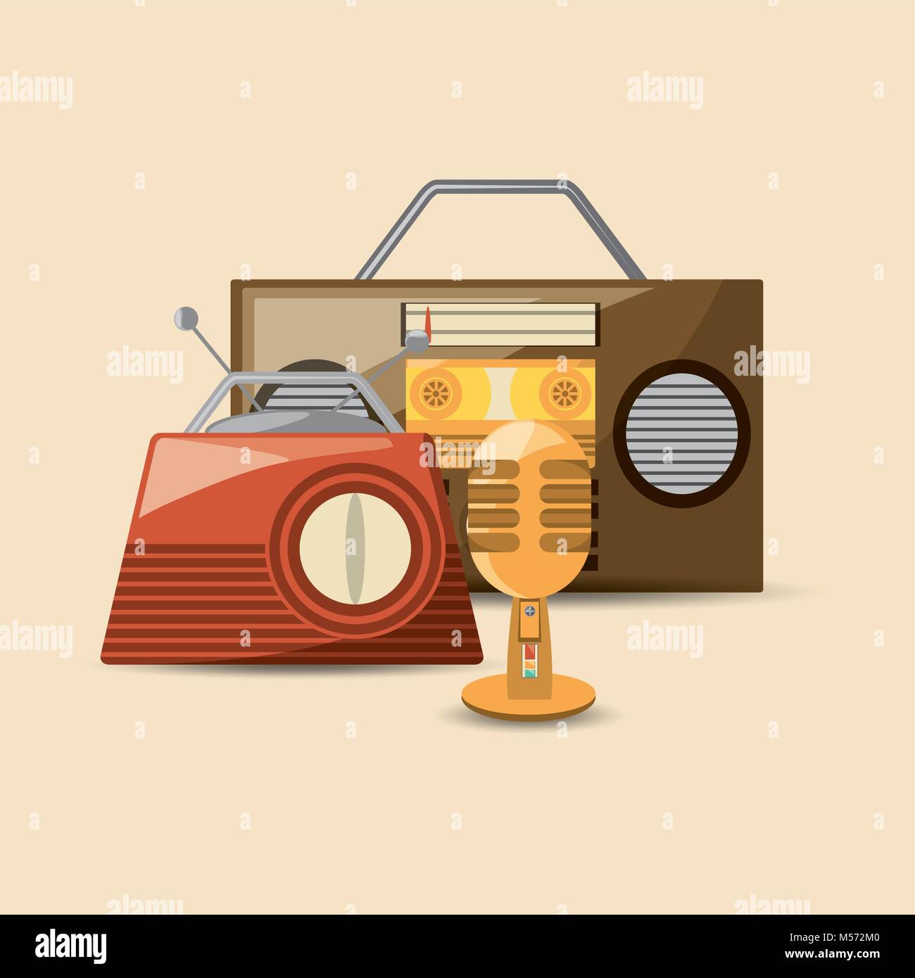 Retro music design Stock Vector Image & Art - Alamy