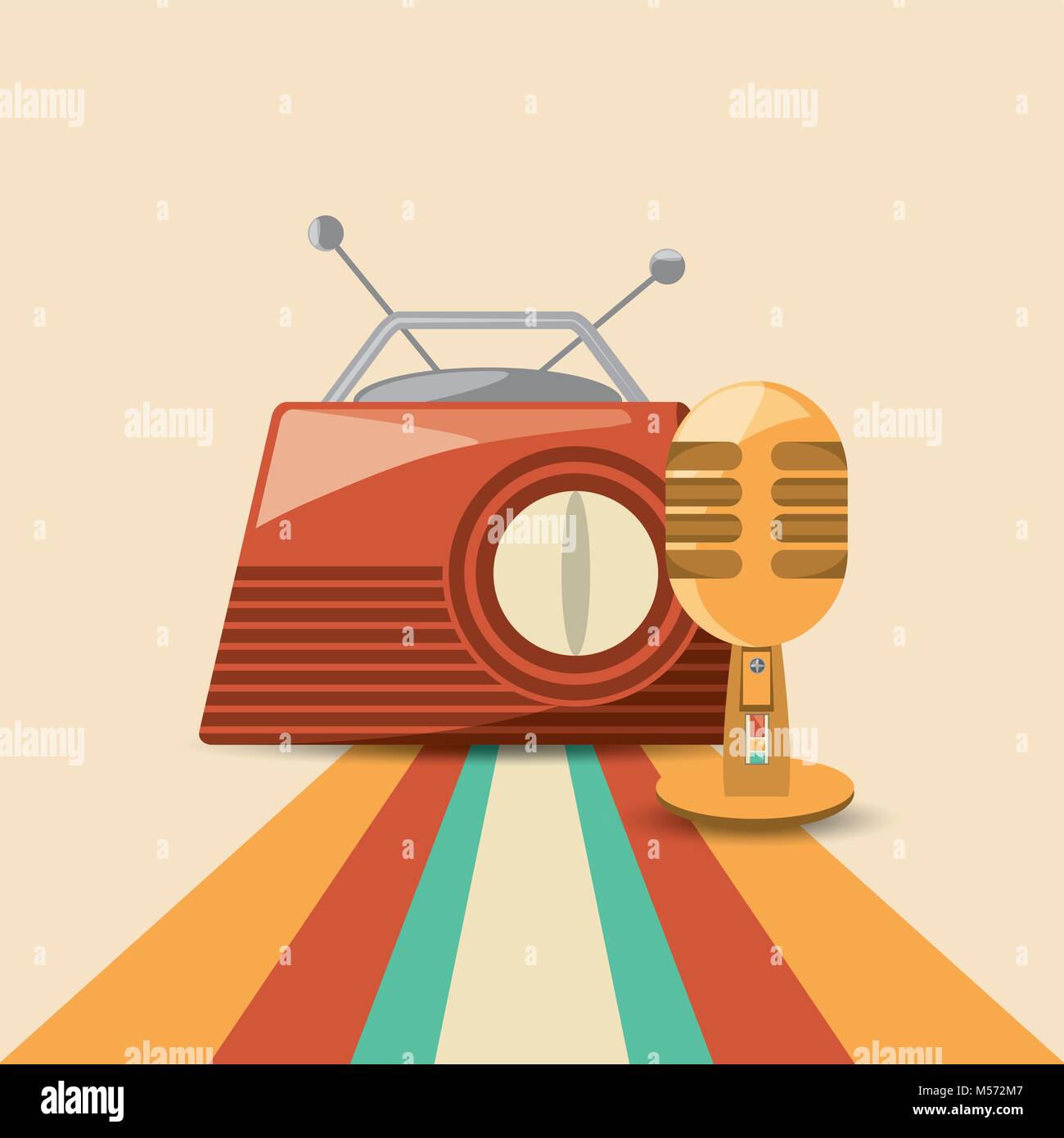 Retro music design Stock Vector Image & Art - Alamy