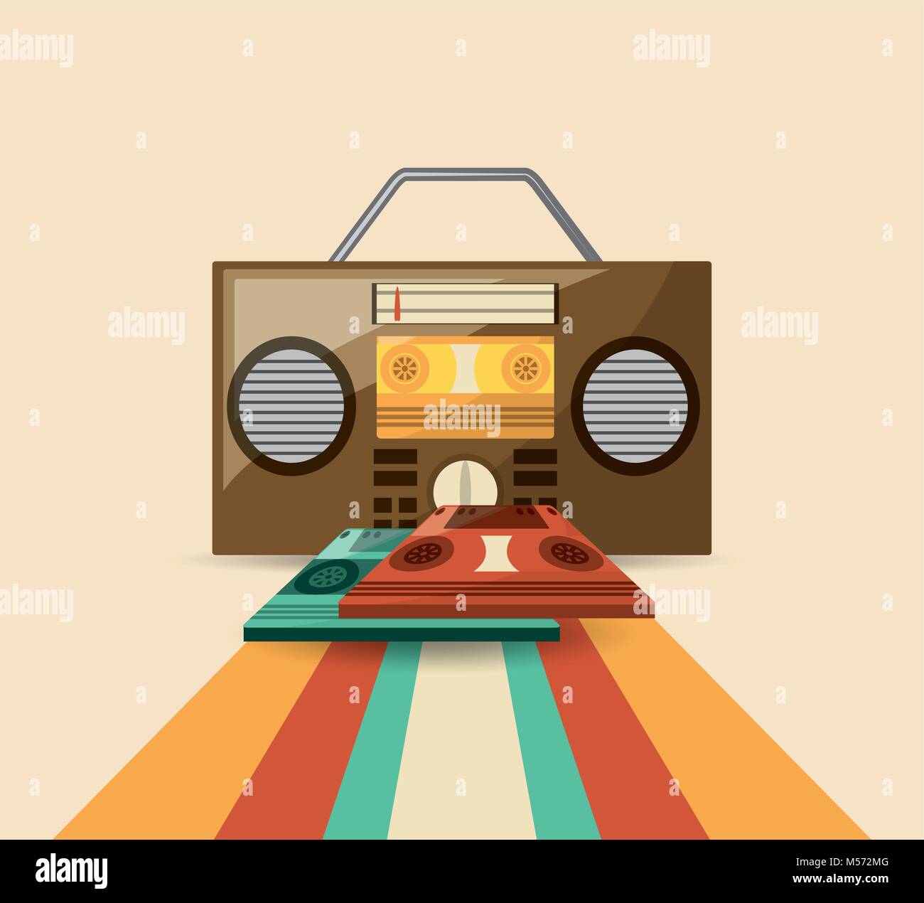 Retro music design Stock Vector Image & Art - Alamy