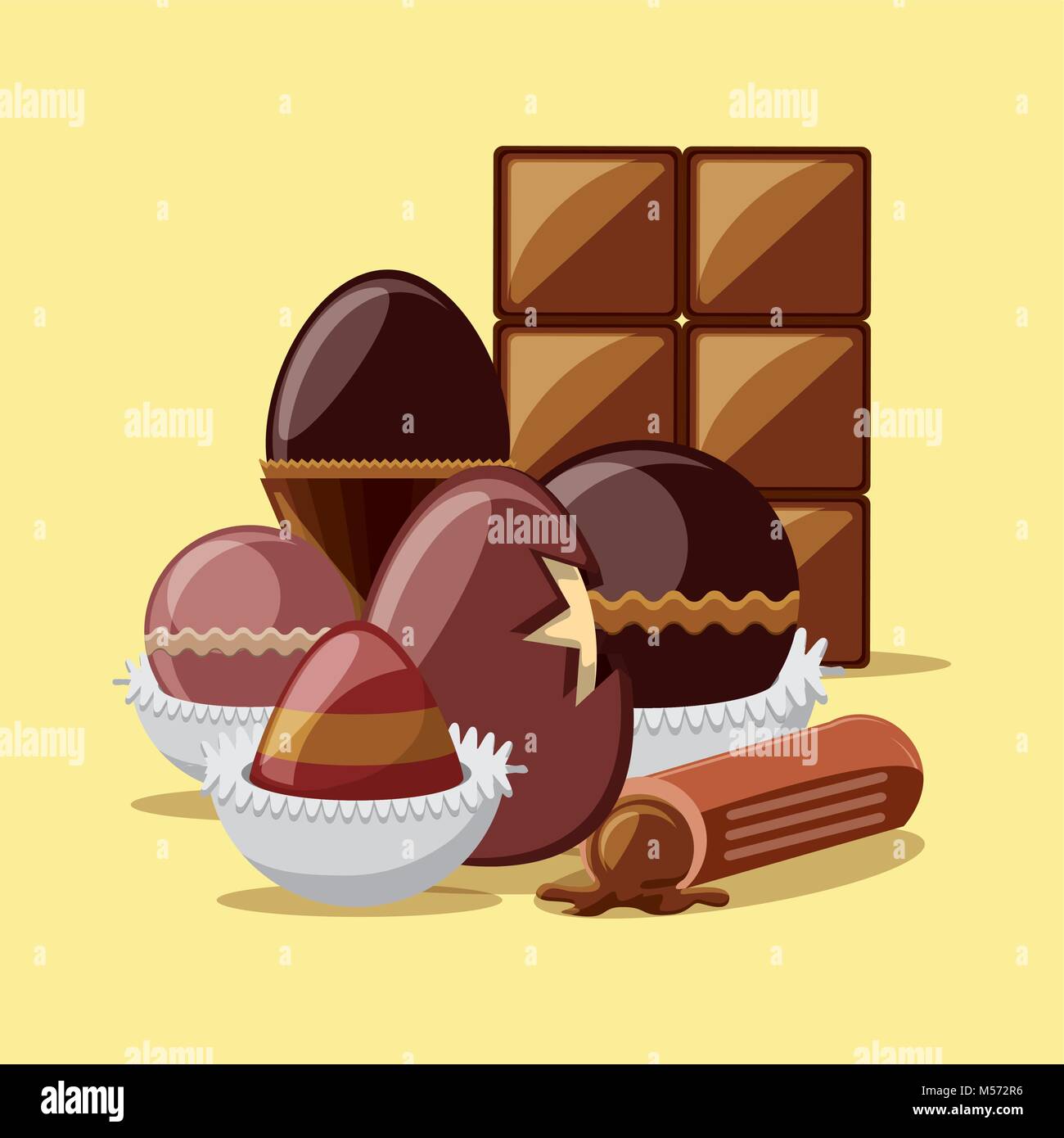 Chocolate bar design Stock Vector Image & Art - Alamy
