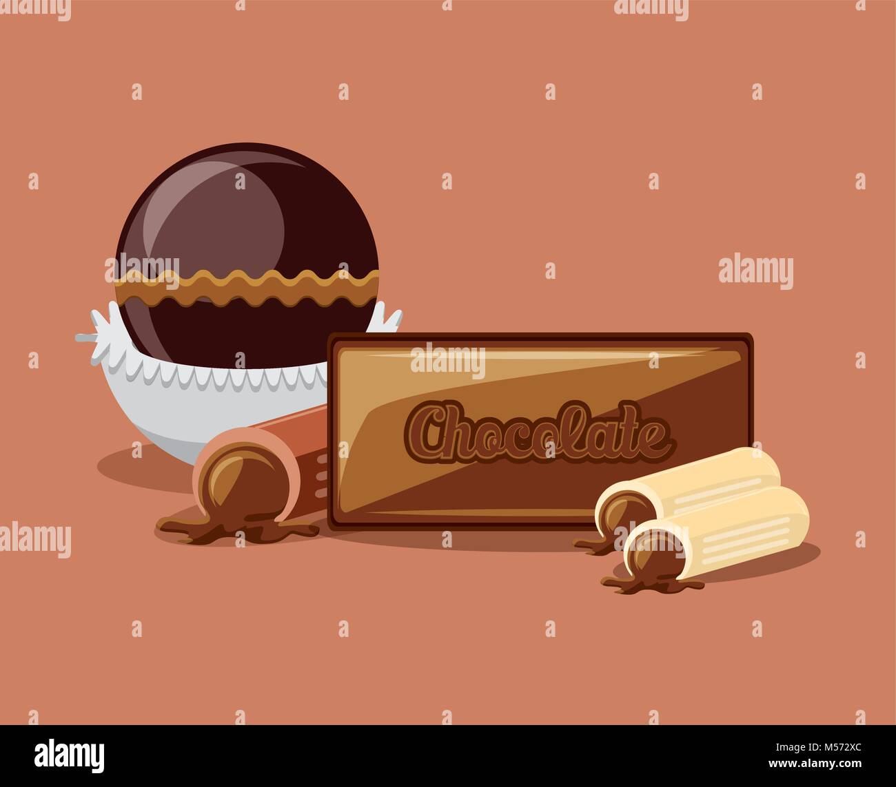 Chocolate concept design Stock Vector Image & Art - Alamy