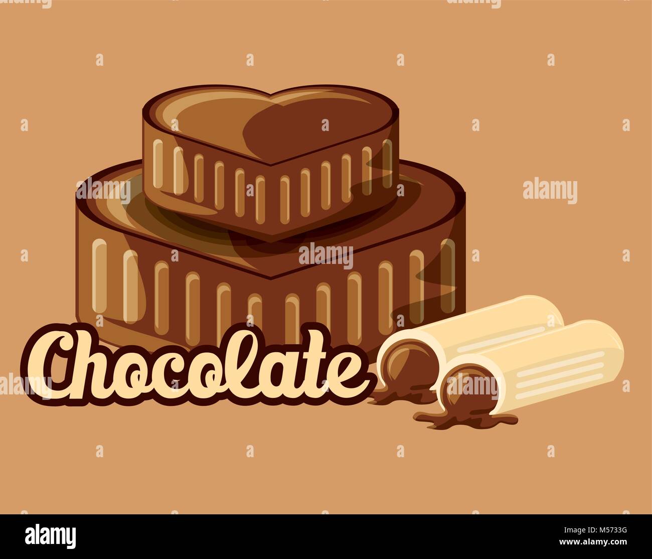 Chocolate concept design Stock Vector Image & Art - Alamy