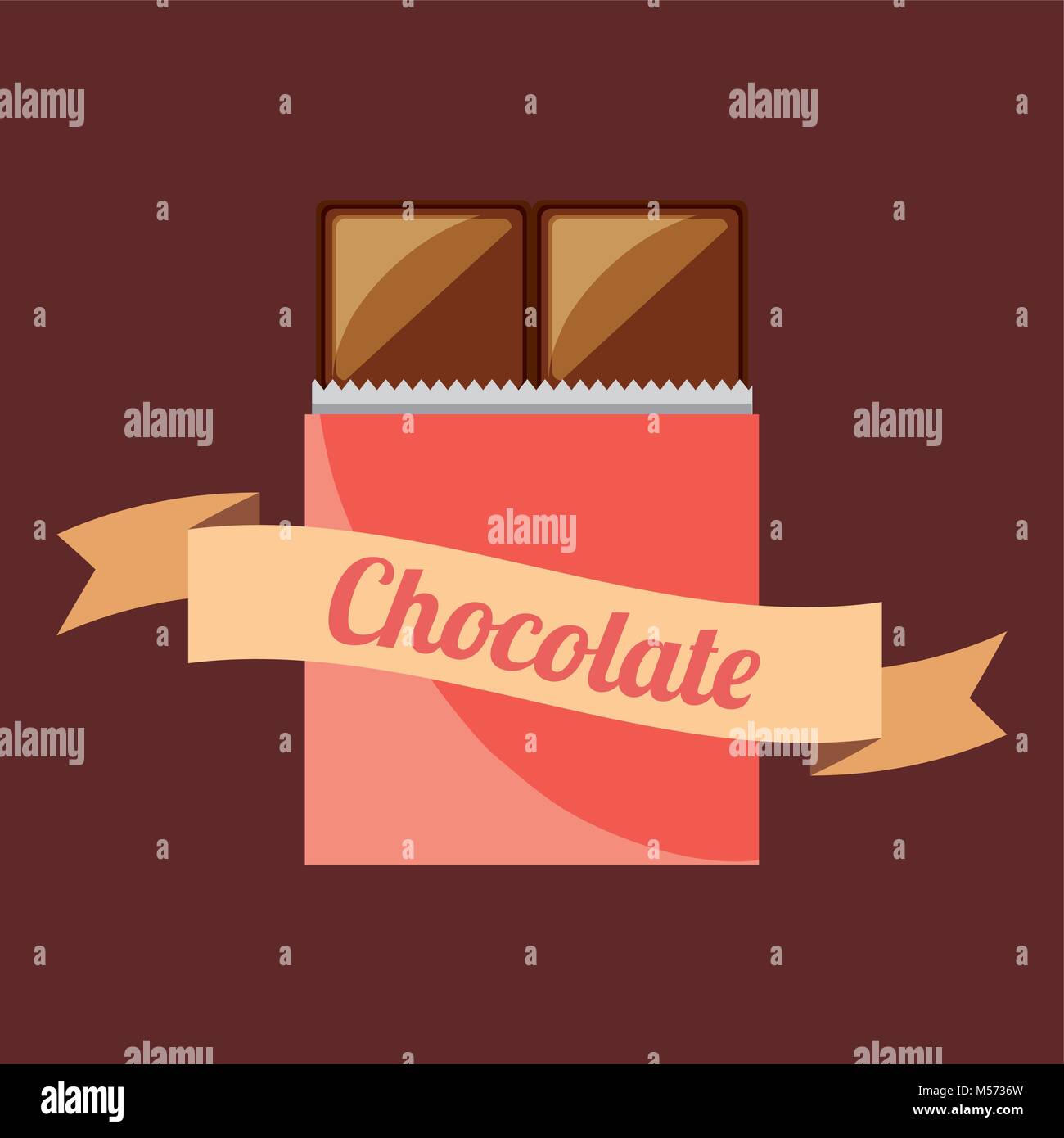 Chocolate bar design Stock Vector Image & Art - Alamy