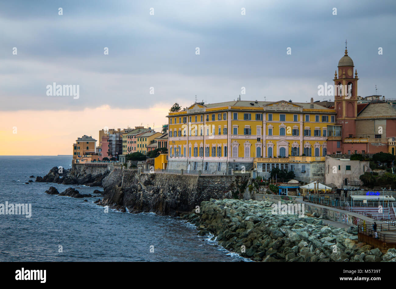 Nervi port genova hi-res stock photography and images - Alamy