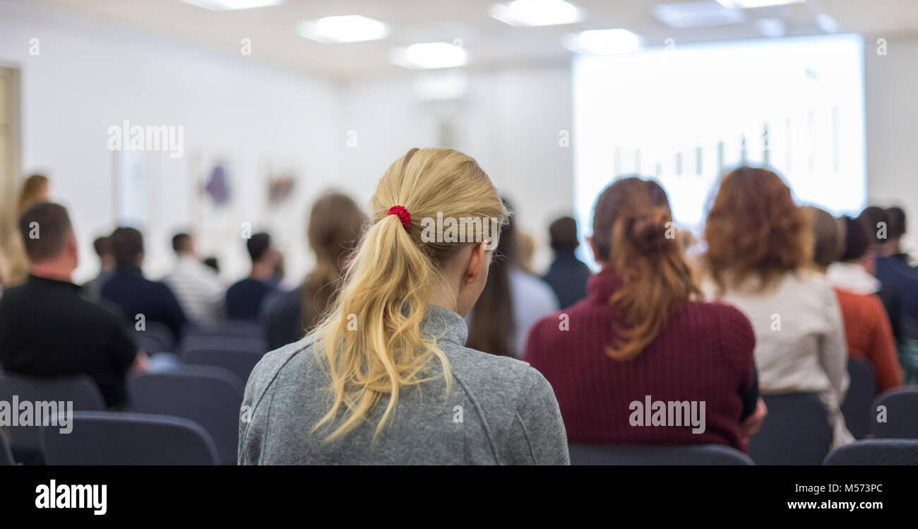 Workshop at university lecture hall Stock Photo - Alamy