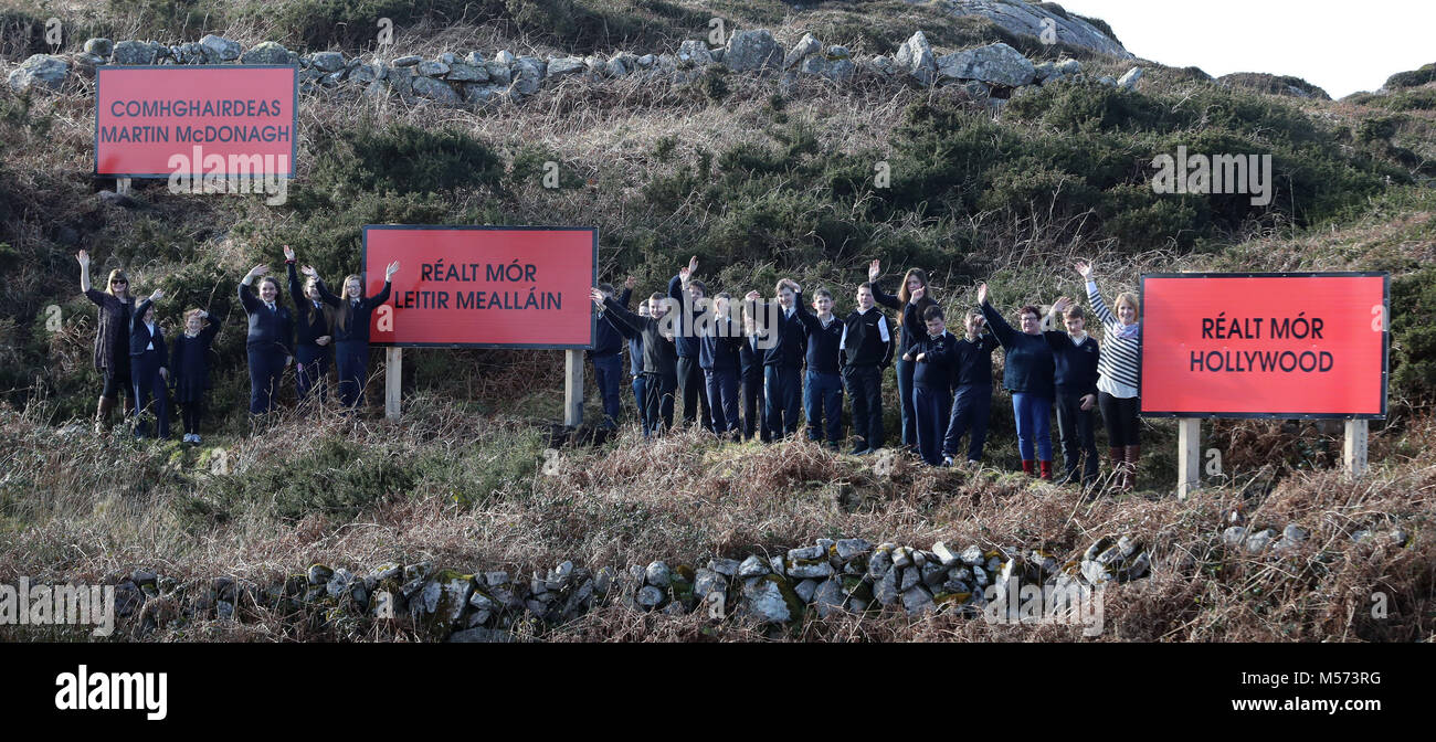 Scoil naisiunta leitir meallain visit three billboards erected outside ...