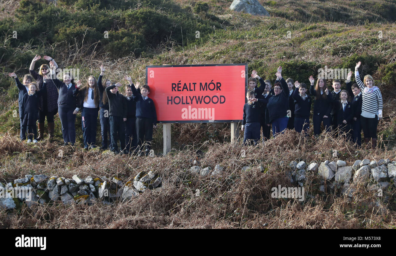 Students from Scoil Naisiunta Leitir Meallain visit the three ...