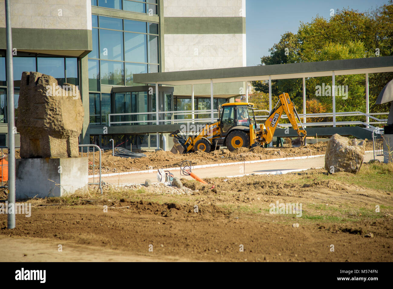 Buliding reconstruction, renovation of the Museum of Modern Arts Stock ...