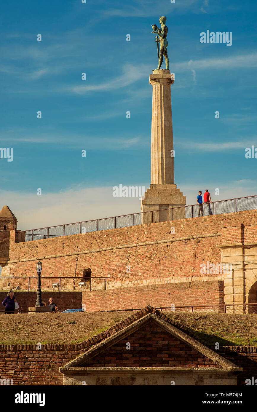 Monument to a Victor, Belgrade, Serbia Stock Photo - Alamy