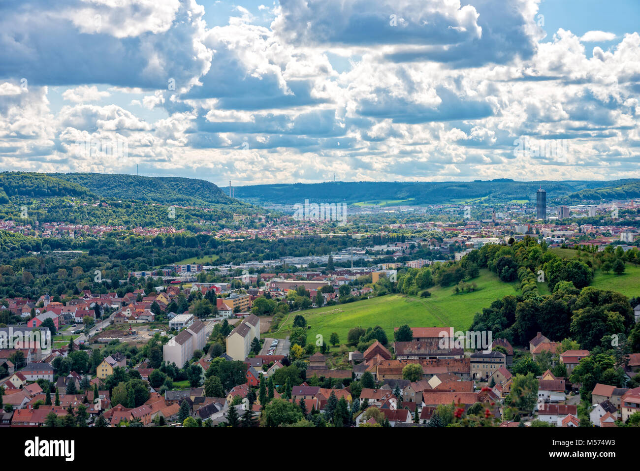 Student City Jena in Thuringia Stock Photo - Alamy