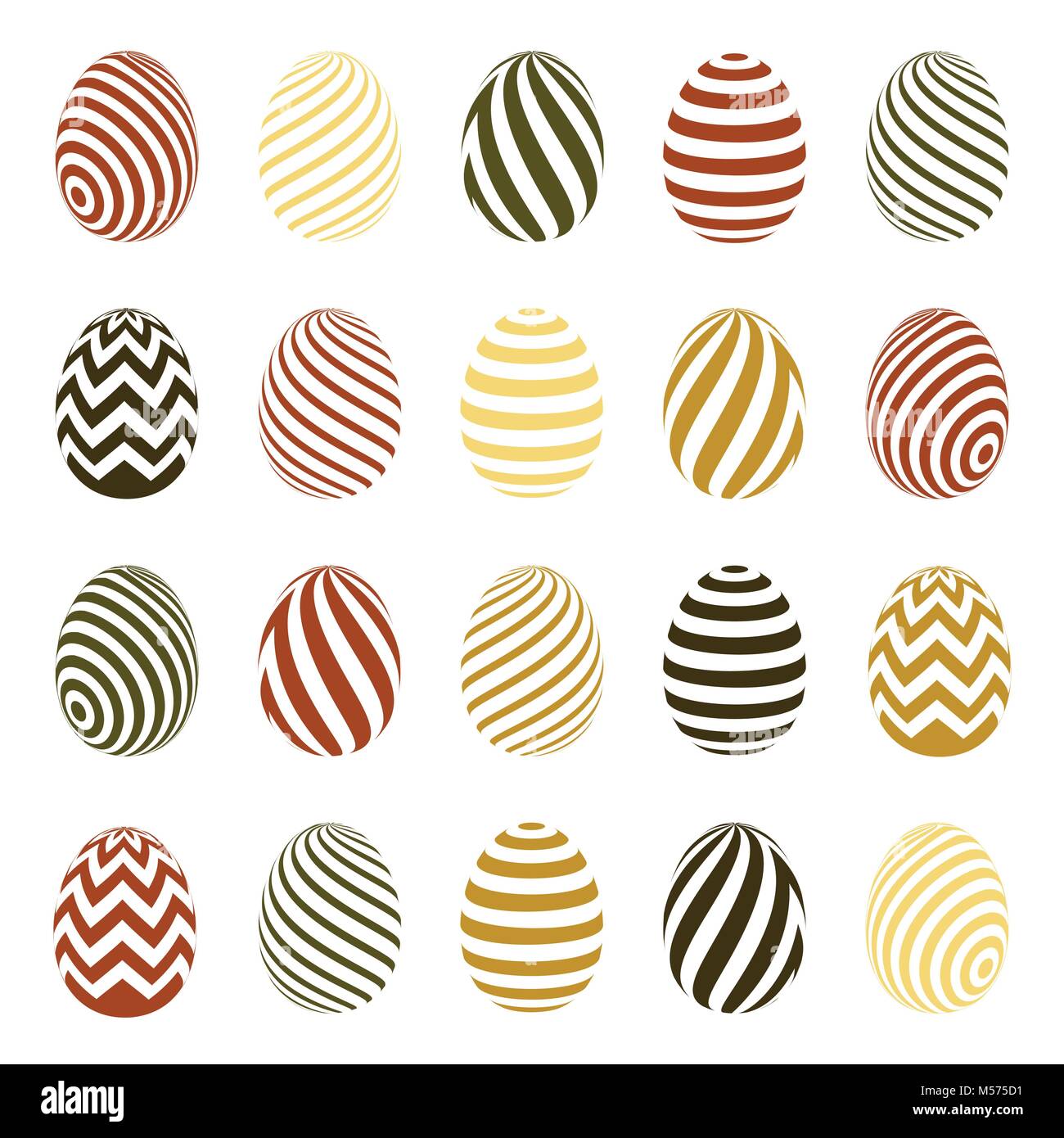 Isolated group realistic easter Stock Vector Images - Alamy