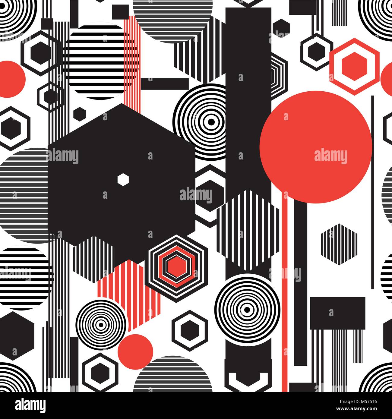 Seamless beautiful geometric pattern Stock Vector Image & Art - Alamy