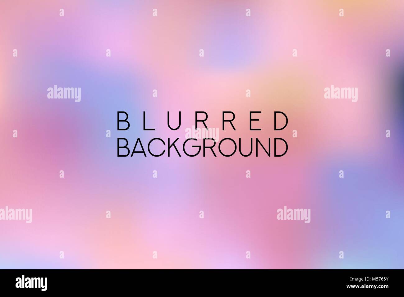 horizontal wide multicolored blurred background Stock Vector Image ...