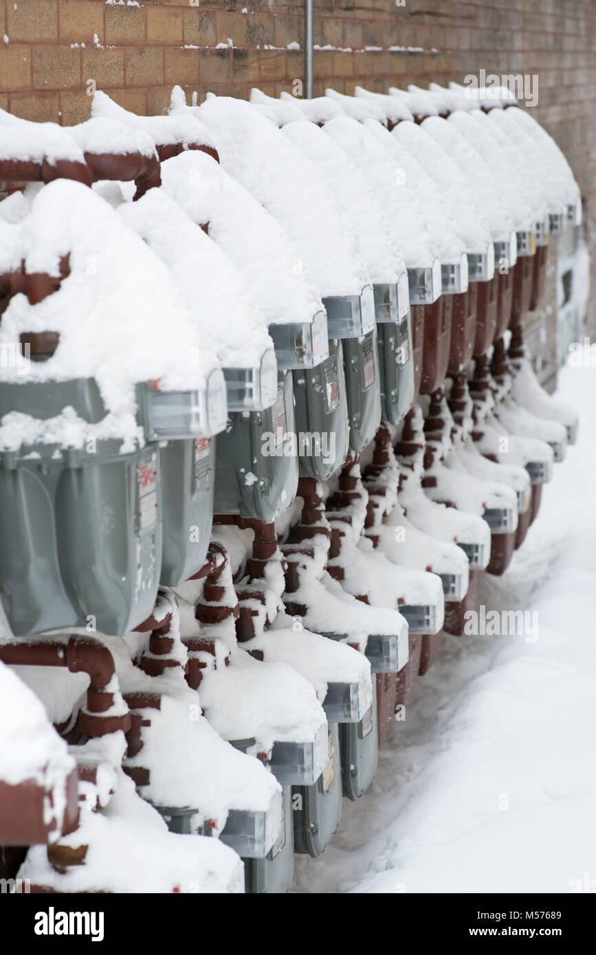 Water meters apartment hi-res stock photography and images - Alamy
