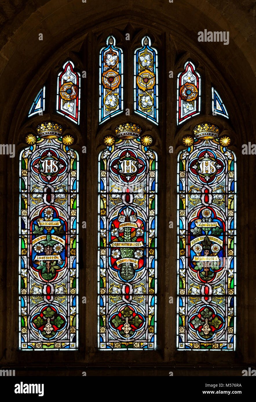 The West Window, St. Peter and St. Paul`s Church, Church Hanborough ...