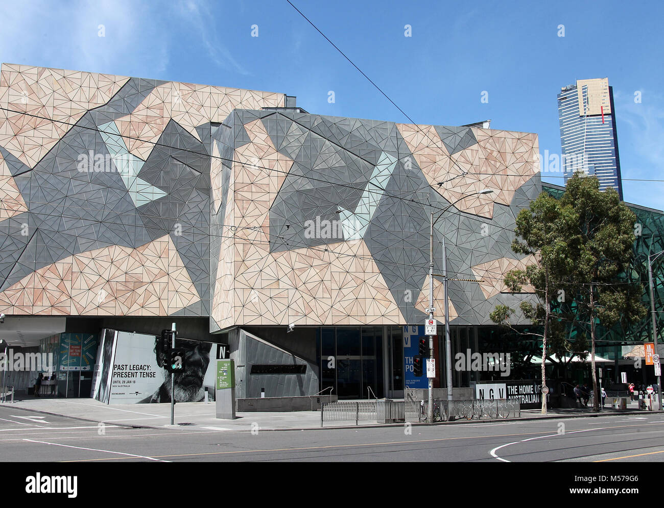 Federation Square in Melbourne Stock Photo - Alamy