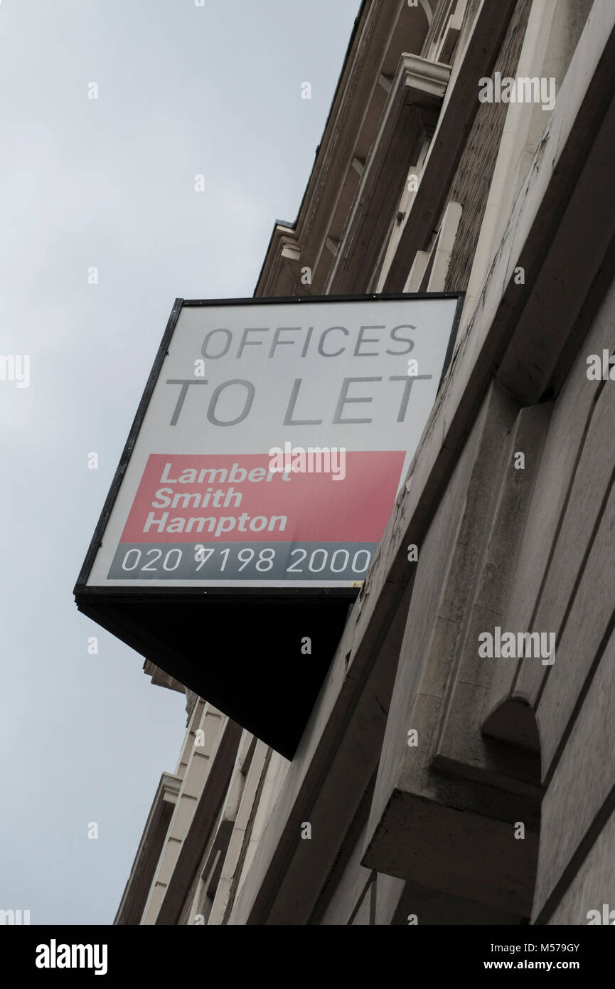 Office space rental sign hi-res stock photography and images - Alamy