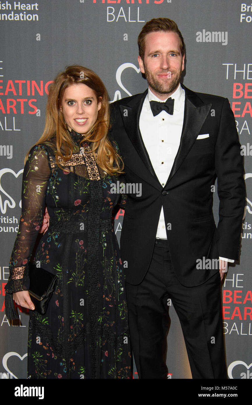 Princess Beatrice of York and Wilfred Frost attending the British Heart ...
