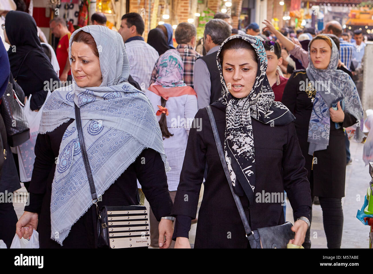 Iranian Women Walking Street In High Resolution Stock Photography and ...