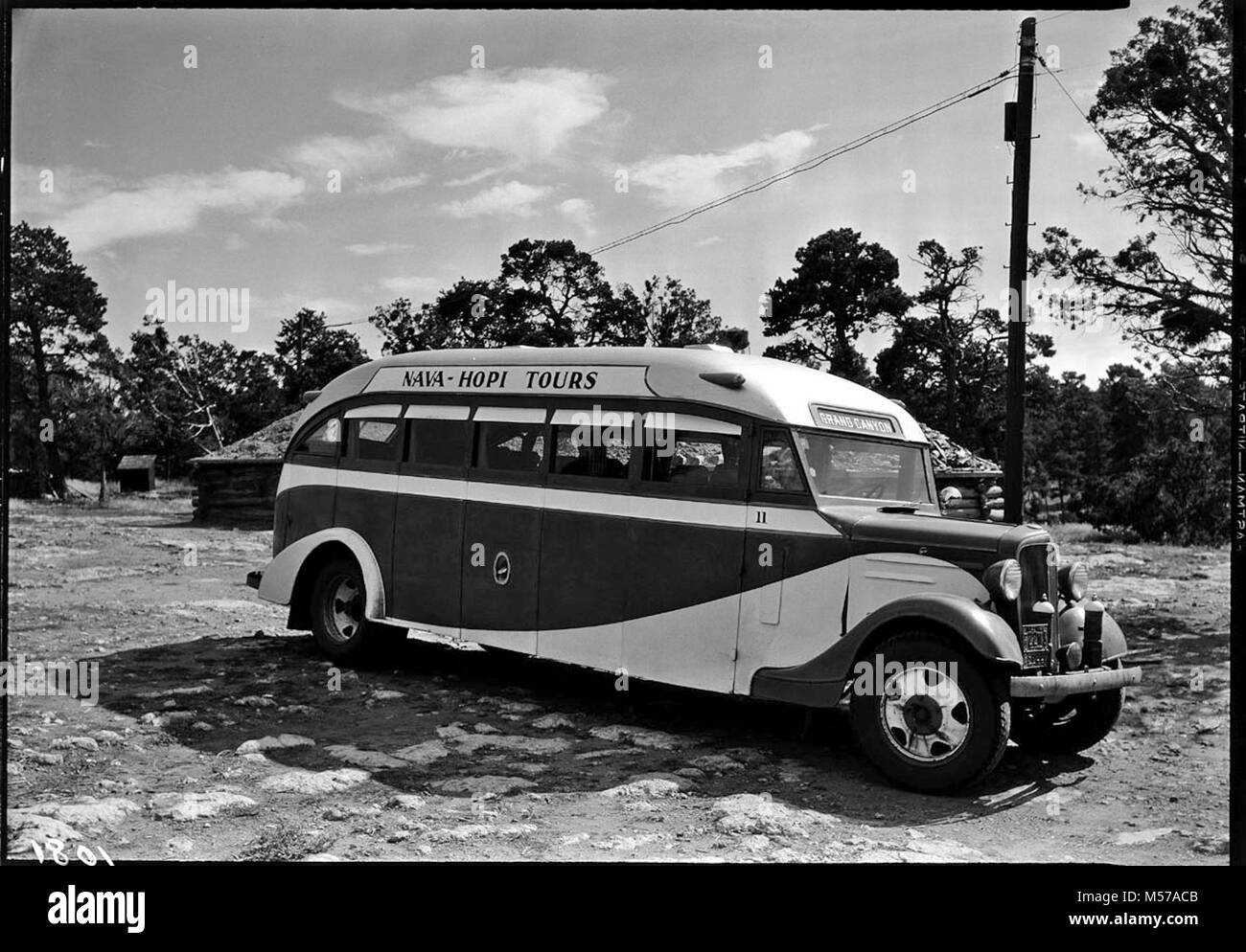 Grand Canyon National Park tour bus. NAVA-HOPI TOUR BUS OPERATES ...