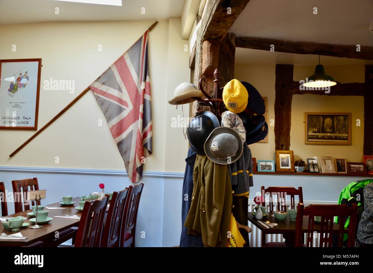 the fourteas WW2 themed cafe in stratford upon avon warwickshire UK ...