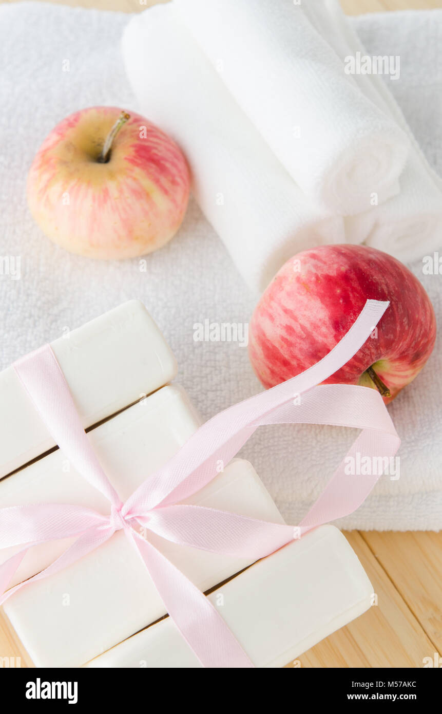 Healthy lifestyle concept with aromatic soaps Stock Photo - Alamy