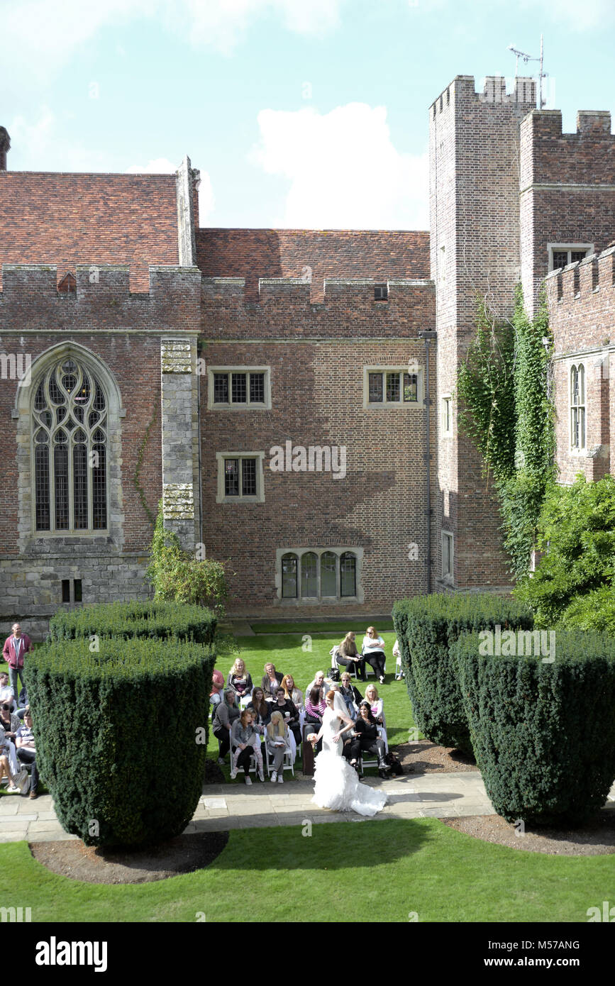 Beautiful girl walking on castle hi-res stock photography and images ...