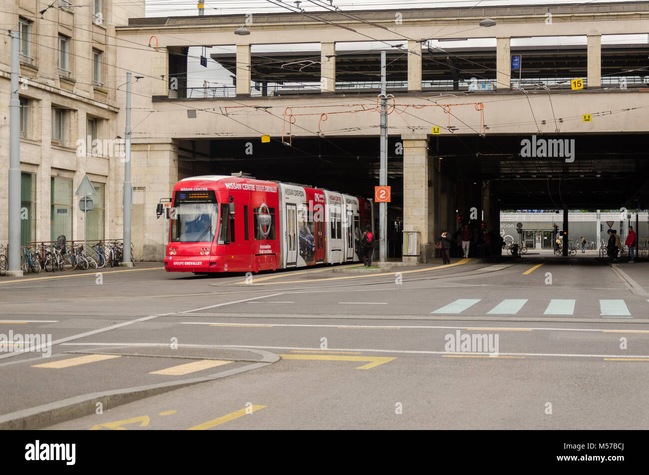 A tram in geneva hi-res stock photography and images - Alamy