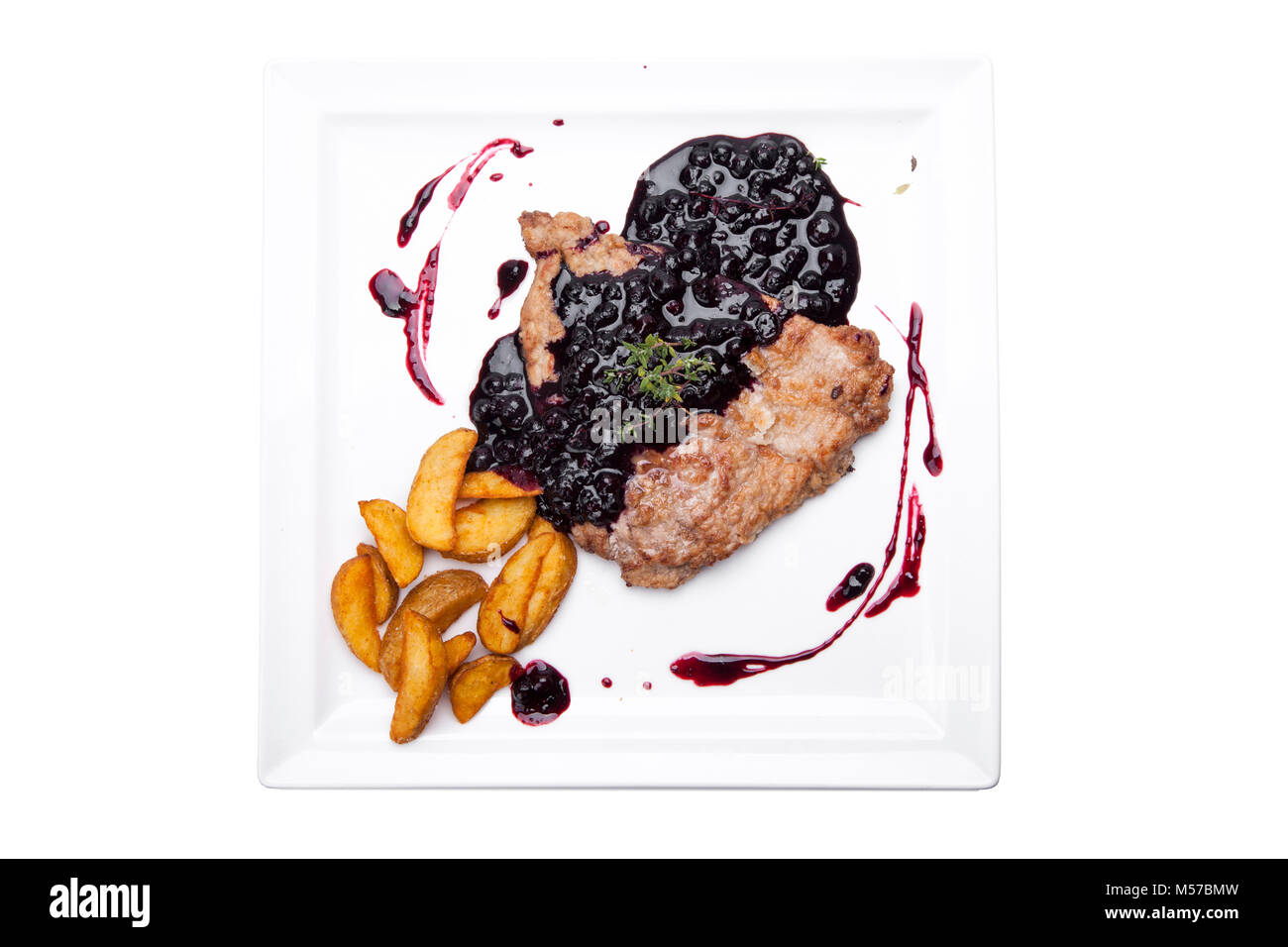 Tasty fried beef entrecote hi-res stock photography and images - Alamy