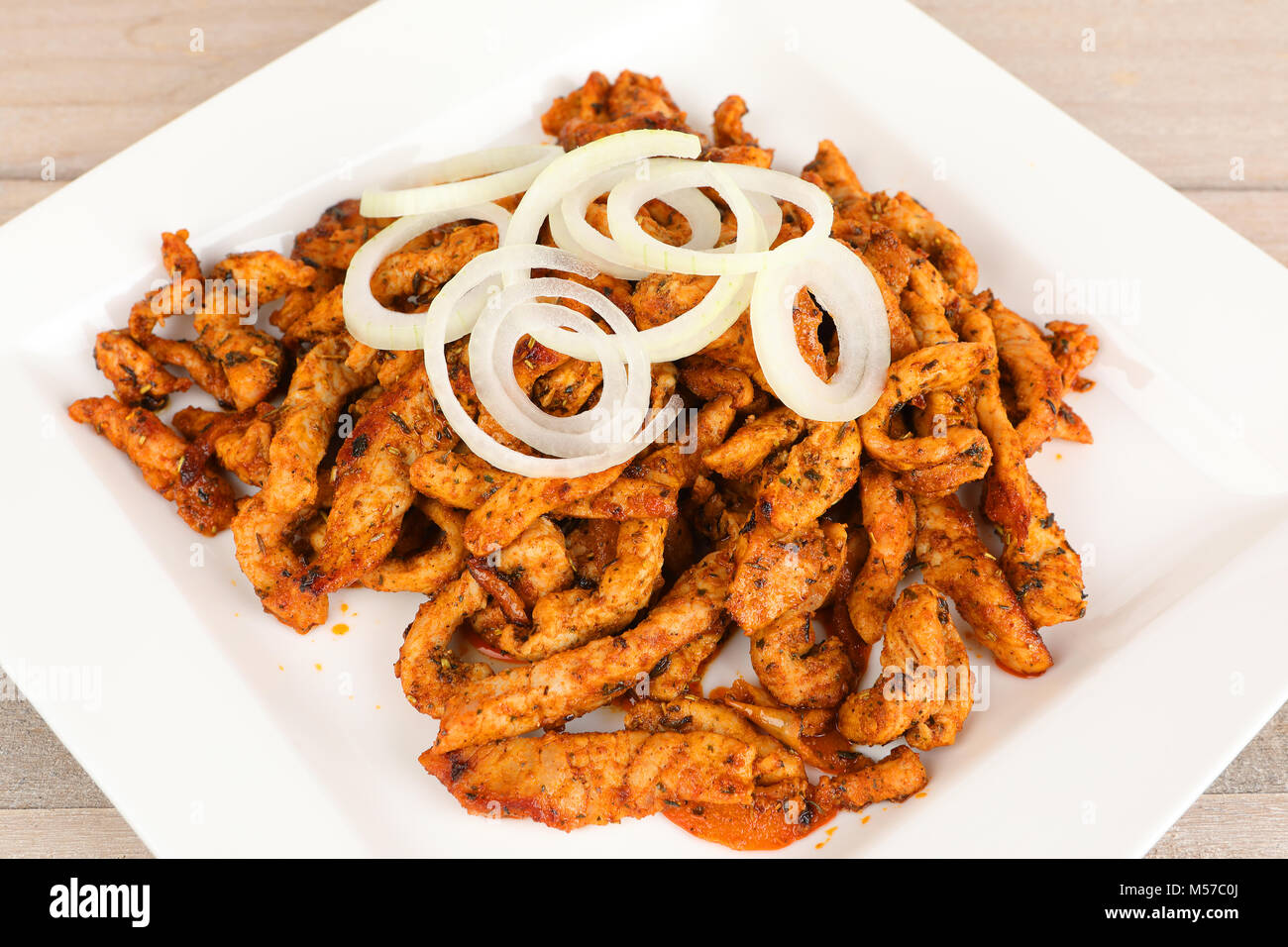fried pan gyros Stock Photo - Alamy