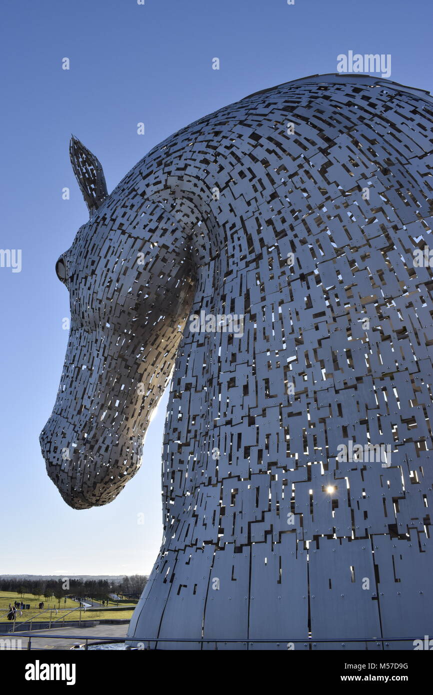 The Kelpies horse statues, Falkirk, Scotland Stock Photo - Alamy