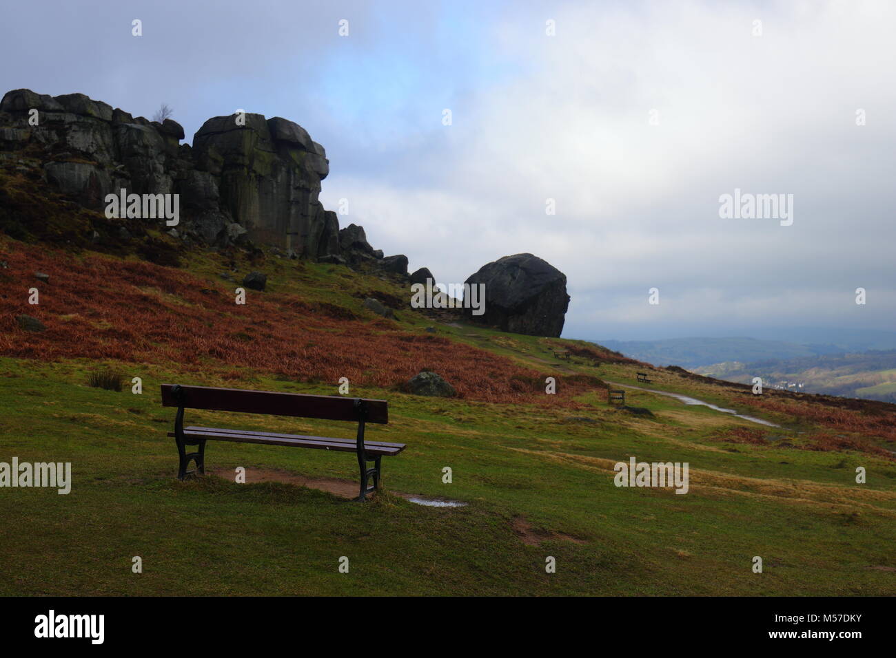 Cow & Calf Rocks - Ilkley, West Yorkshire Stock Photo - Alamy