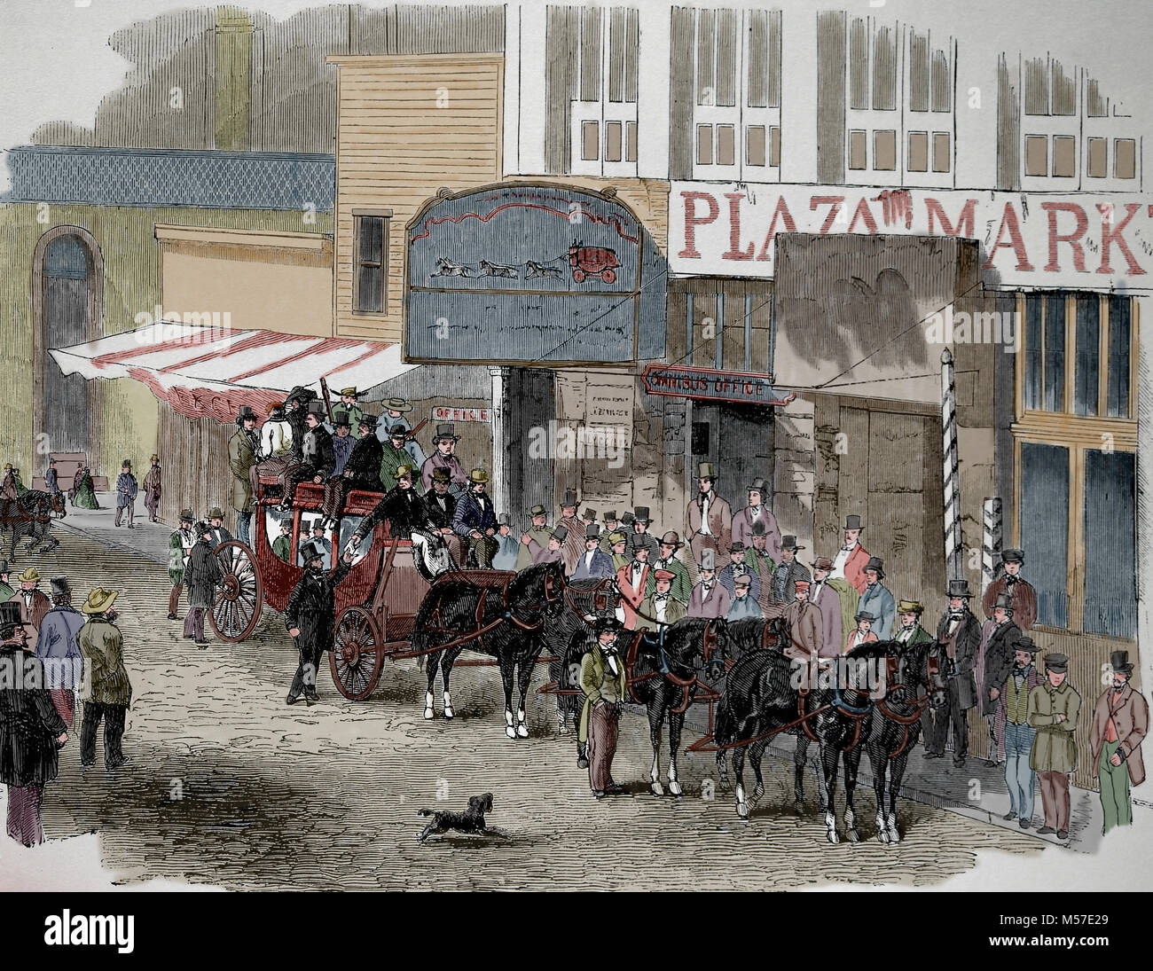 Stagecoach 19th century hi-res stock photography and images - Alamy