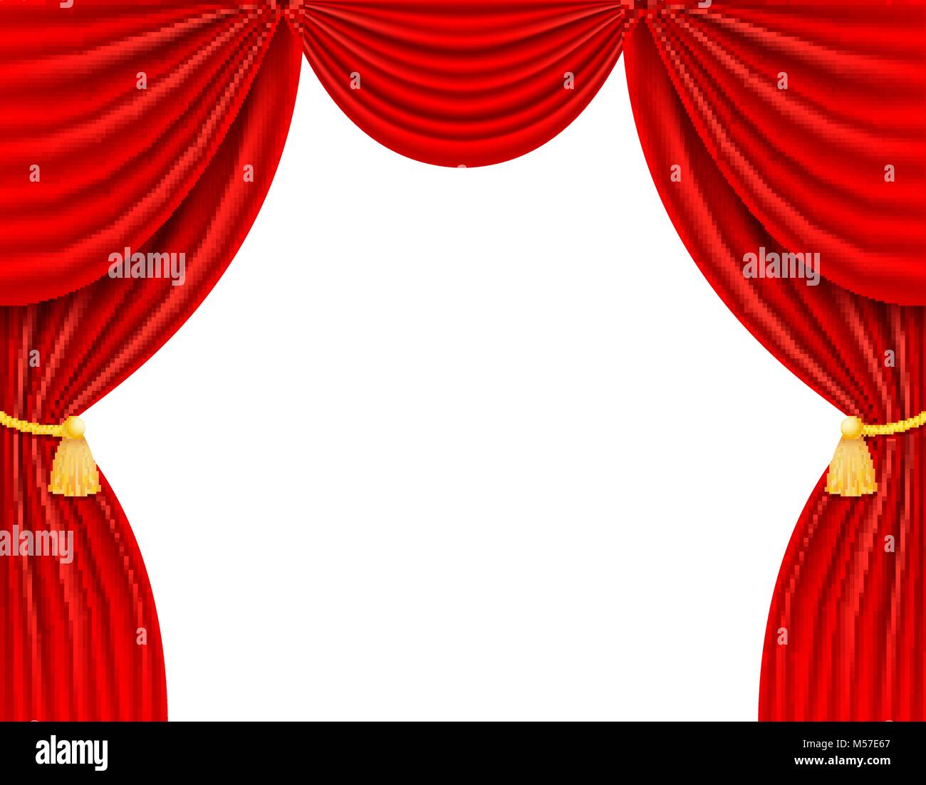 Hollywood Red Curtain Clip Art