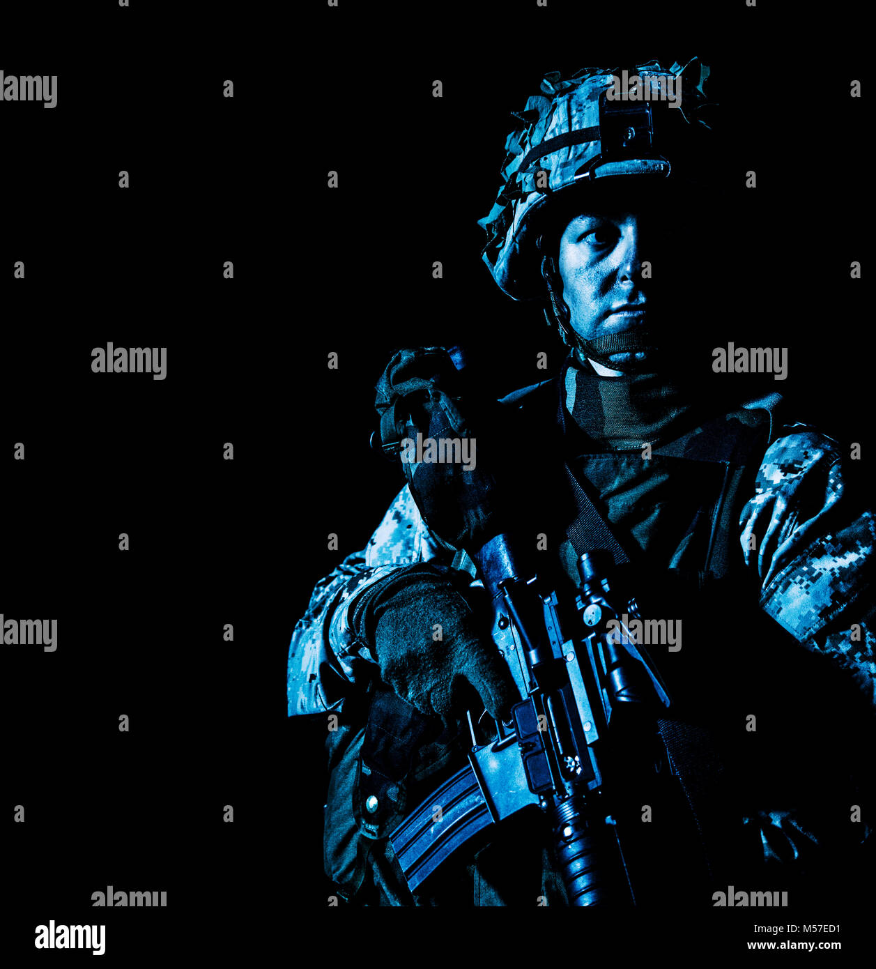 US Marine Soldier Stock Photo - Alamy