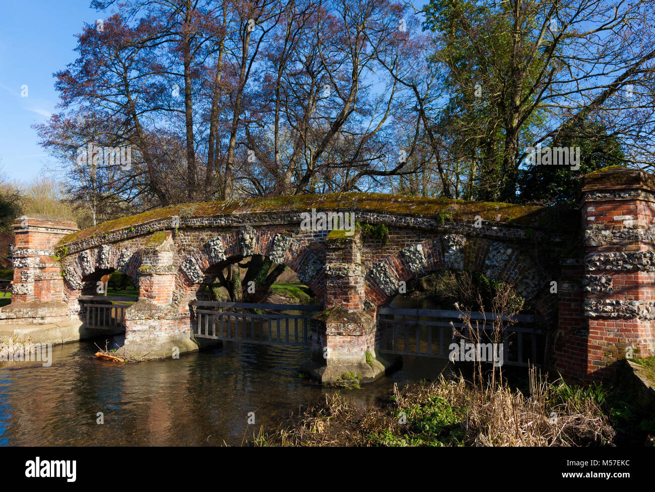 Cattle screen, River Darent, Farningham, Kent, UK Stock Photo - Alamy