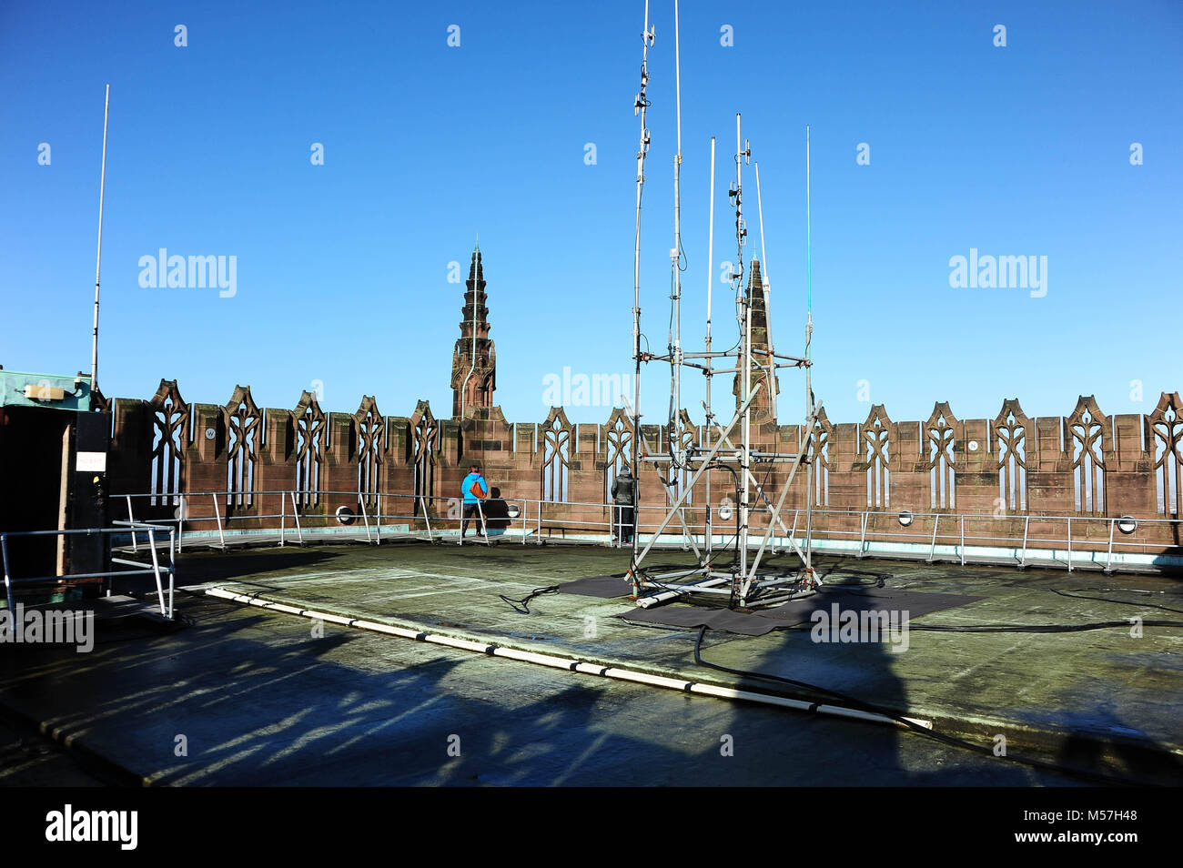 Liverpool from the air Stock Photo - Alamy