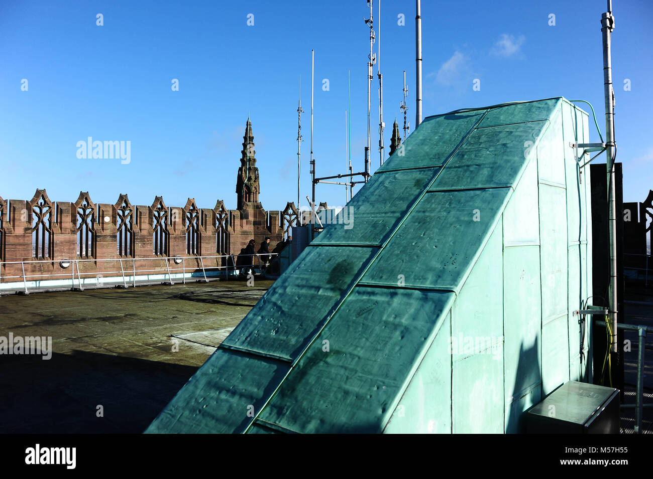 Liverpool from the air Stock Photo - Alamy