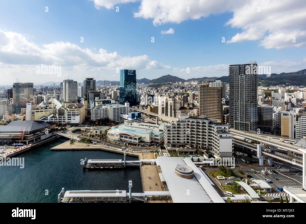 City view with harbour,Kobe,Japan Stock Photo - Alamy