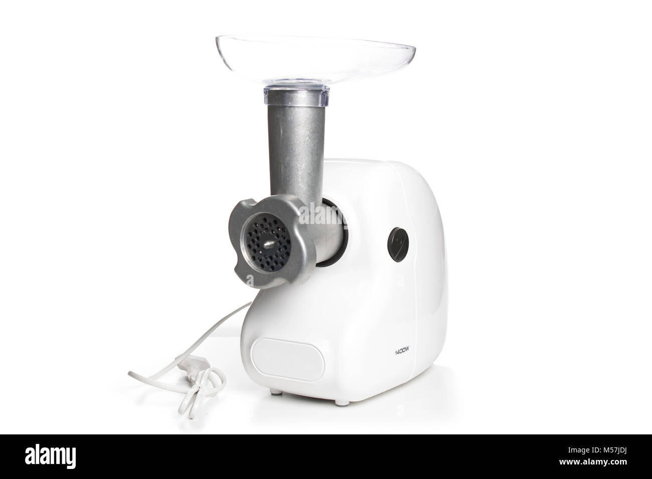 Meat chopper. Isolated on white background Stock Photo - Alamy