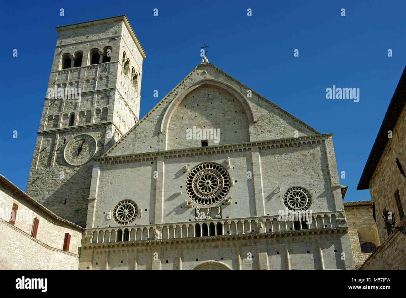 Chiesa Cattledrale Di San Ruffino Church, Assisi, Italy Stock Photo - Alamy