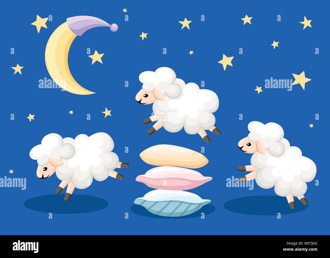 Count sheep sleep hi-res stock photography and images - Alamy