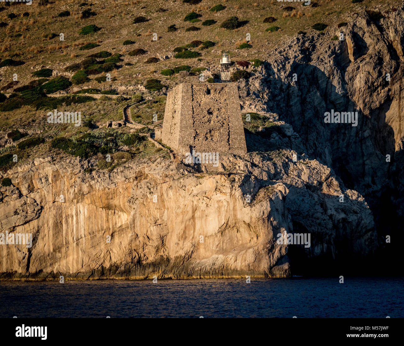 Tower of punta campanella hi-res stock photography and images - Alamy