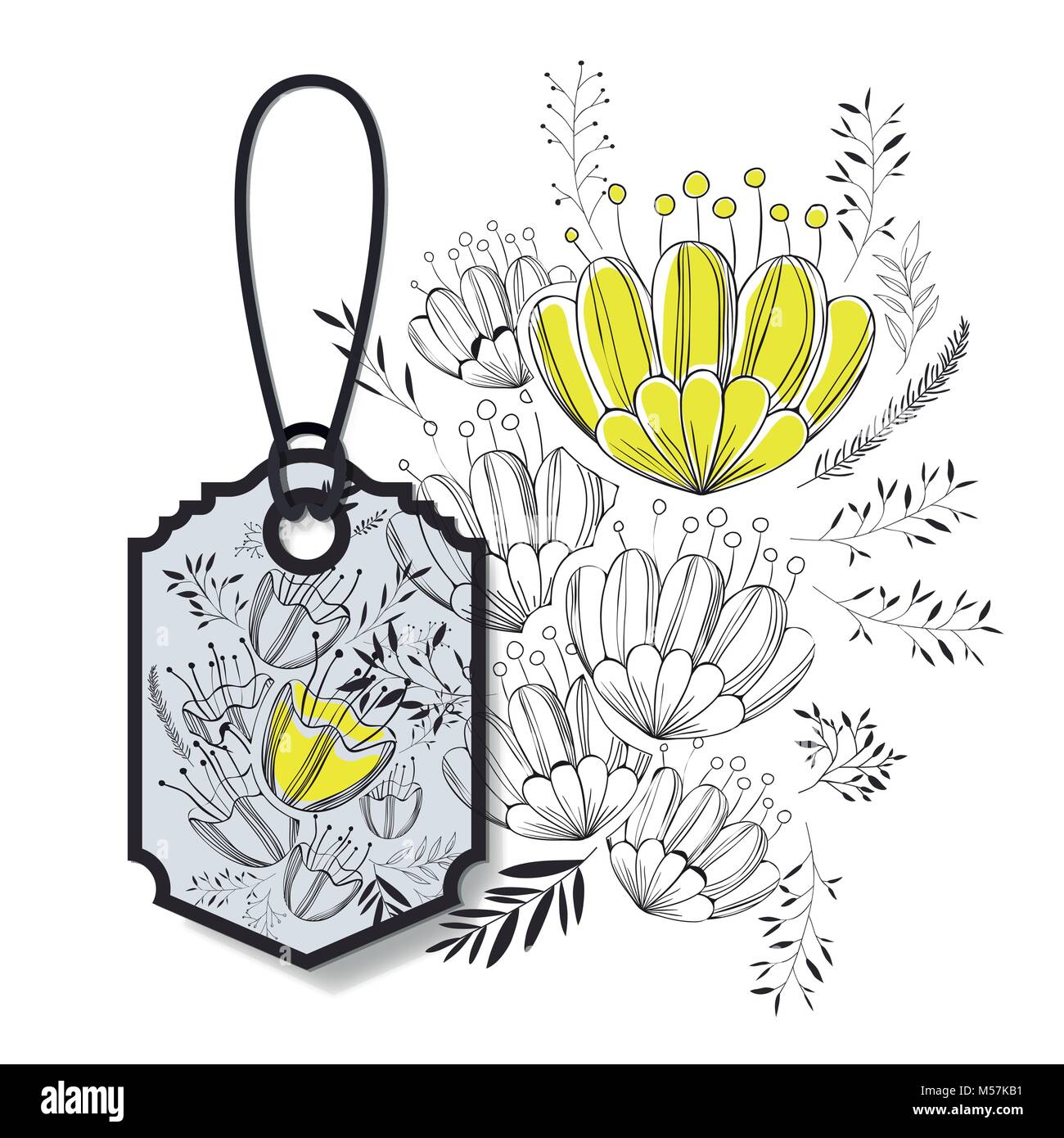 Hang tag fashion Stock Vector Images - Alamy