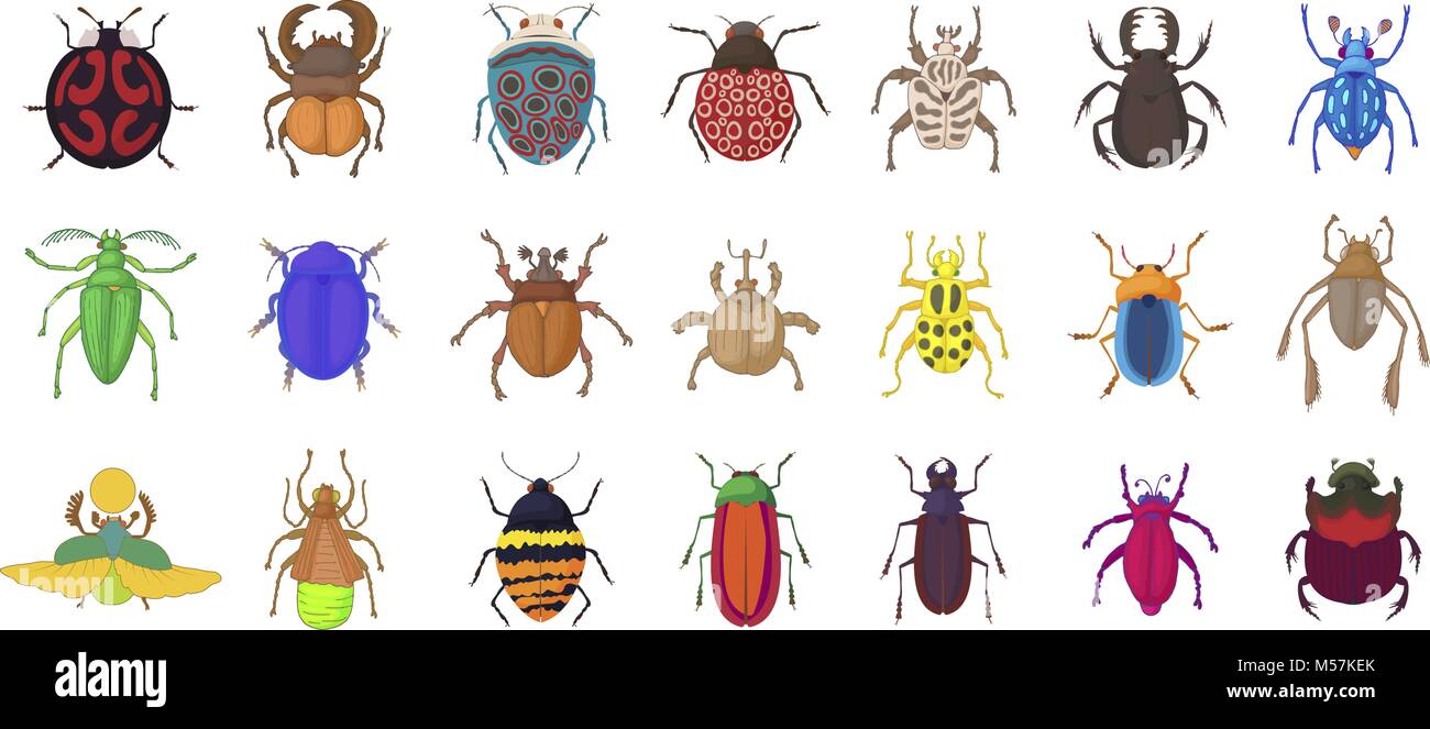 Bugs icon set, cartoon style Stock Vector Image & Art - Alamy Bugs icon set, cartoon style Stock Vector Image & Art - Alamy
