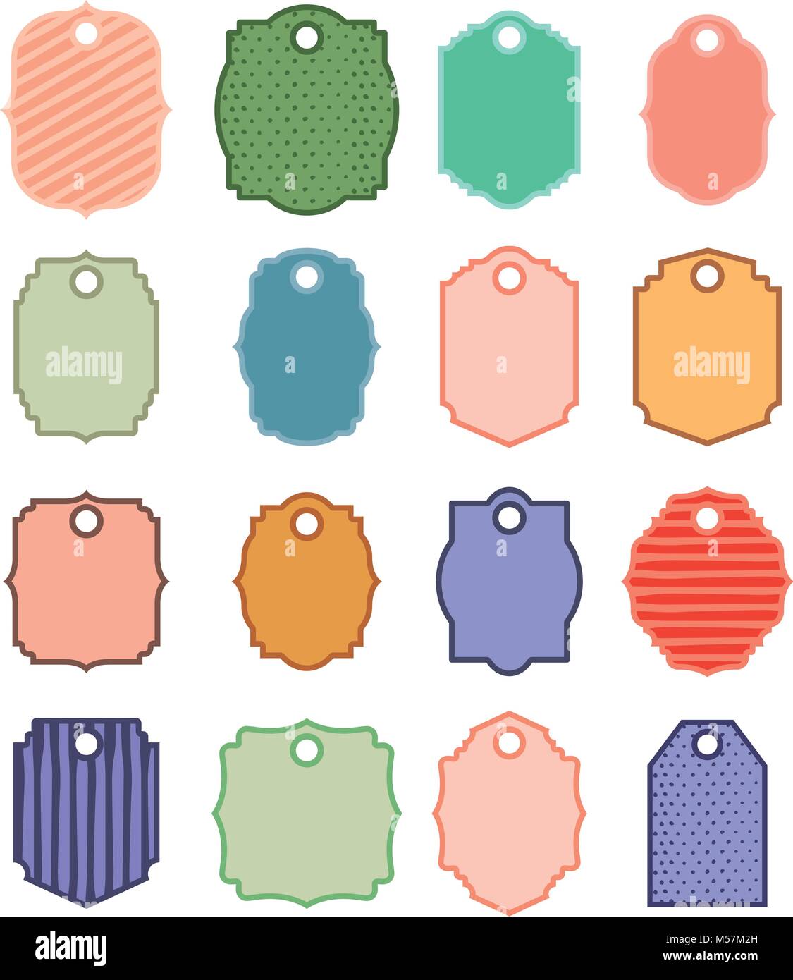 set commercial tags hanging Stock Vector Image & Art - Alamy