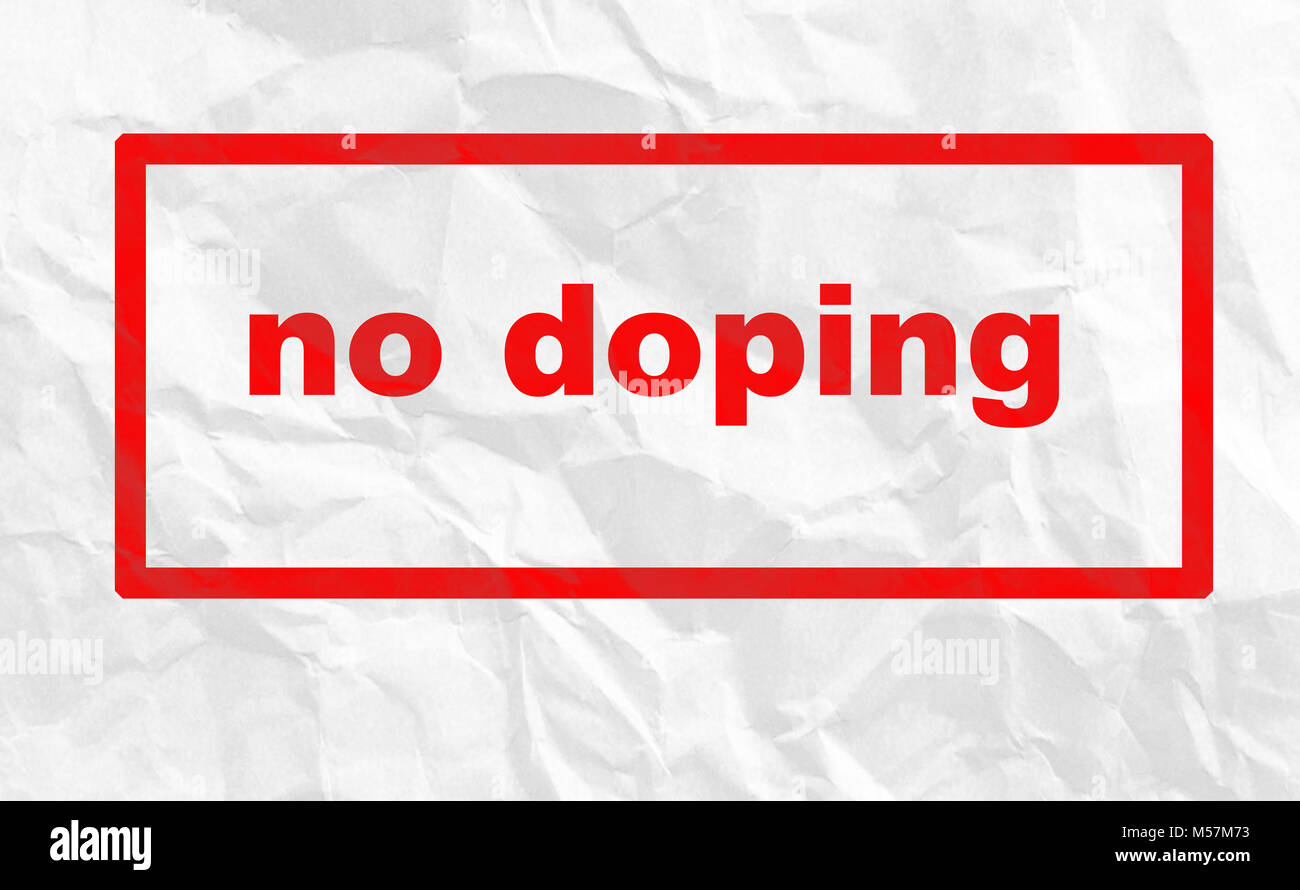 Anti doping olympics hi-res stock photography and images - Alamy