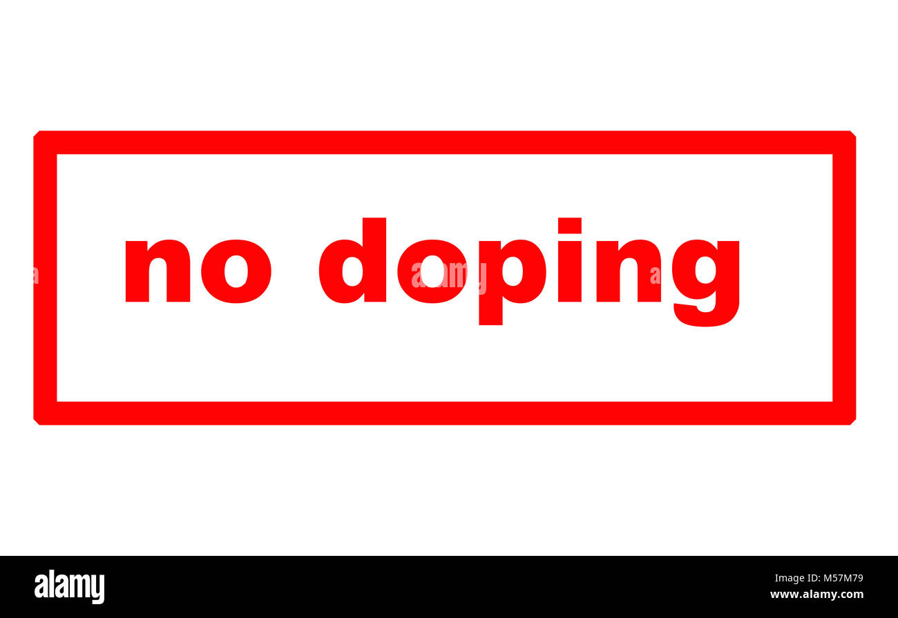 Anti doping olympics Cut Out Stock Images & Pictures - Alamy